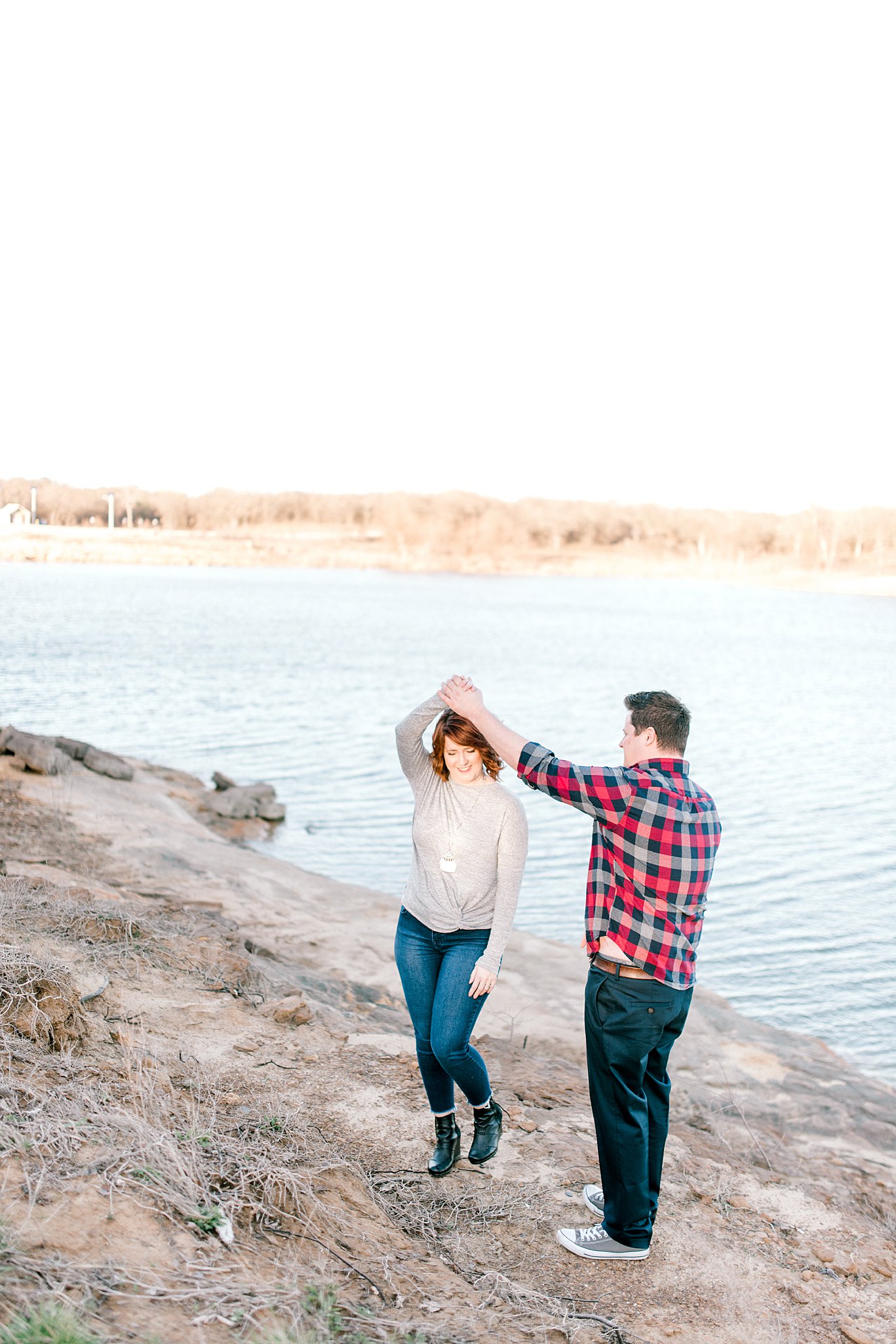 Chris + Tamara | A Grapevine Lake Engagement Session