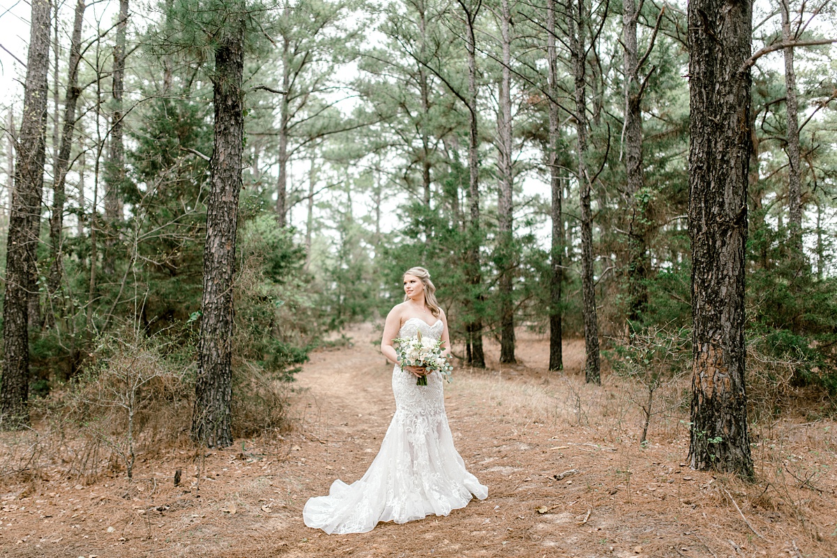 Ashley | A Woodsy Bridal Session | Decatur, TX