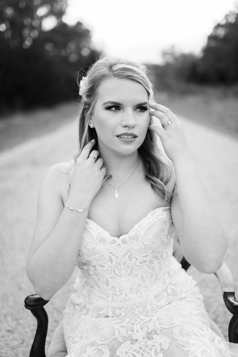 Ashley | A Woodsy Bridal Session | Decatur, TX